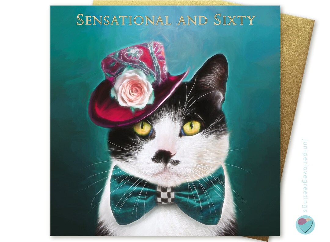 60th Birthday Card for Women Men Friend Mum Dad Husband Wife Sister ...