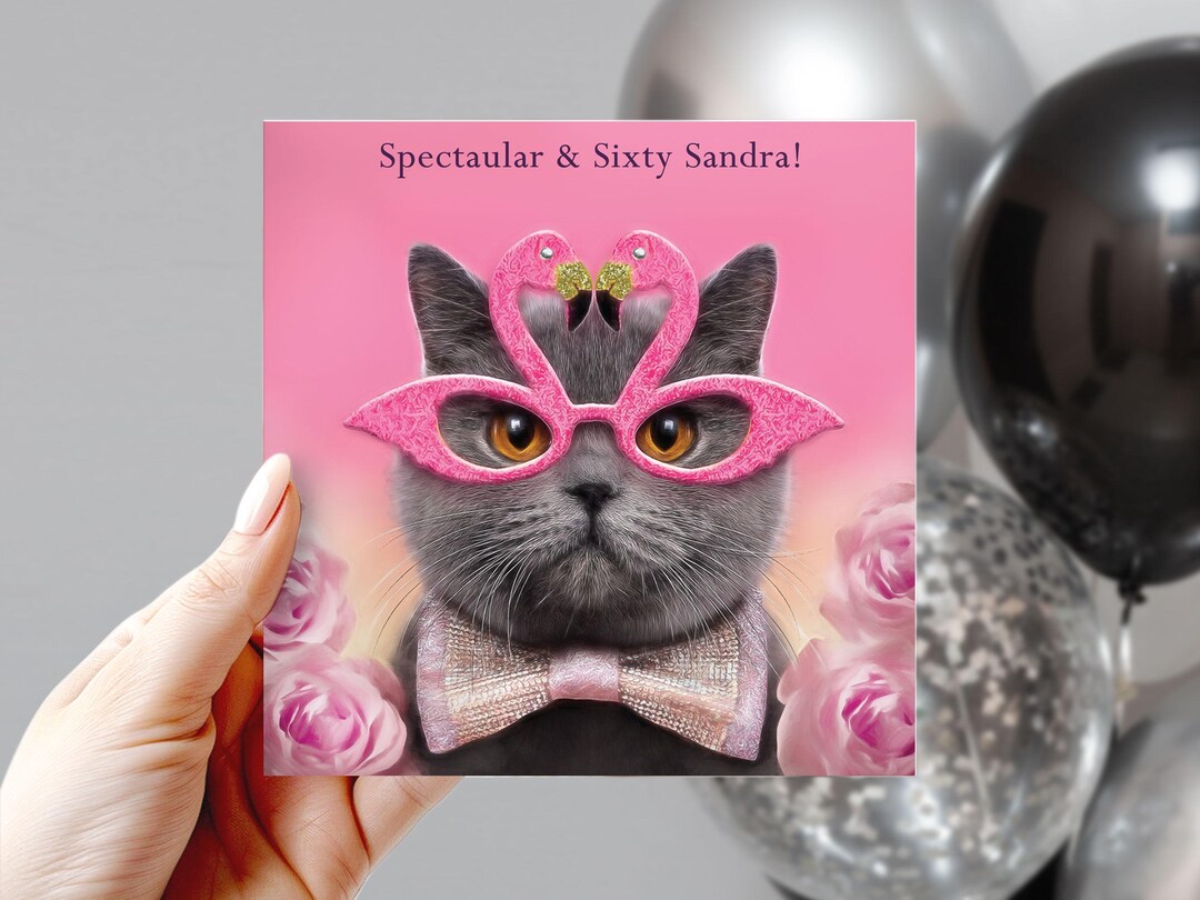 60th Birthday Card: Personalised Spectacular at Sixty + Name, Add a ...