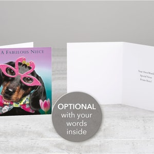 Niece Birthday Card - Niece Congratulations Card - FOR a FABULOUS NIECE ...