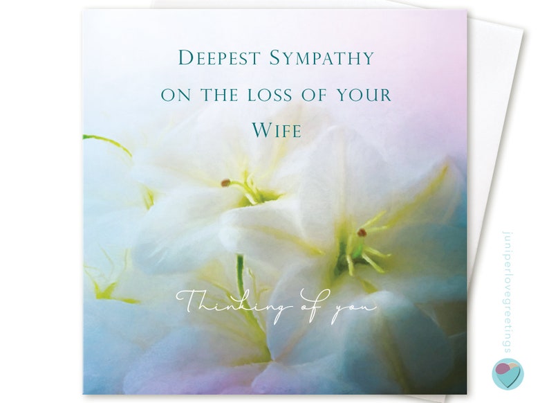 Condolence Card Bereavement Sympathy Deepest Sympathy On The Etsy Uk