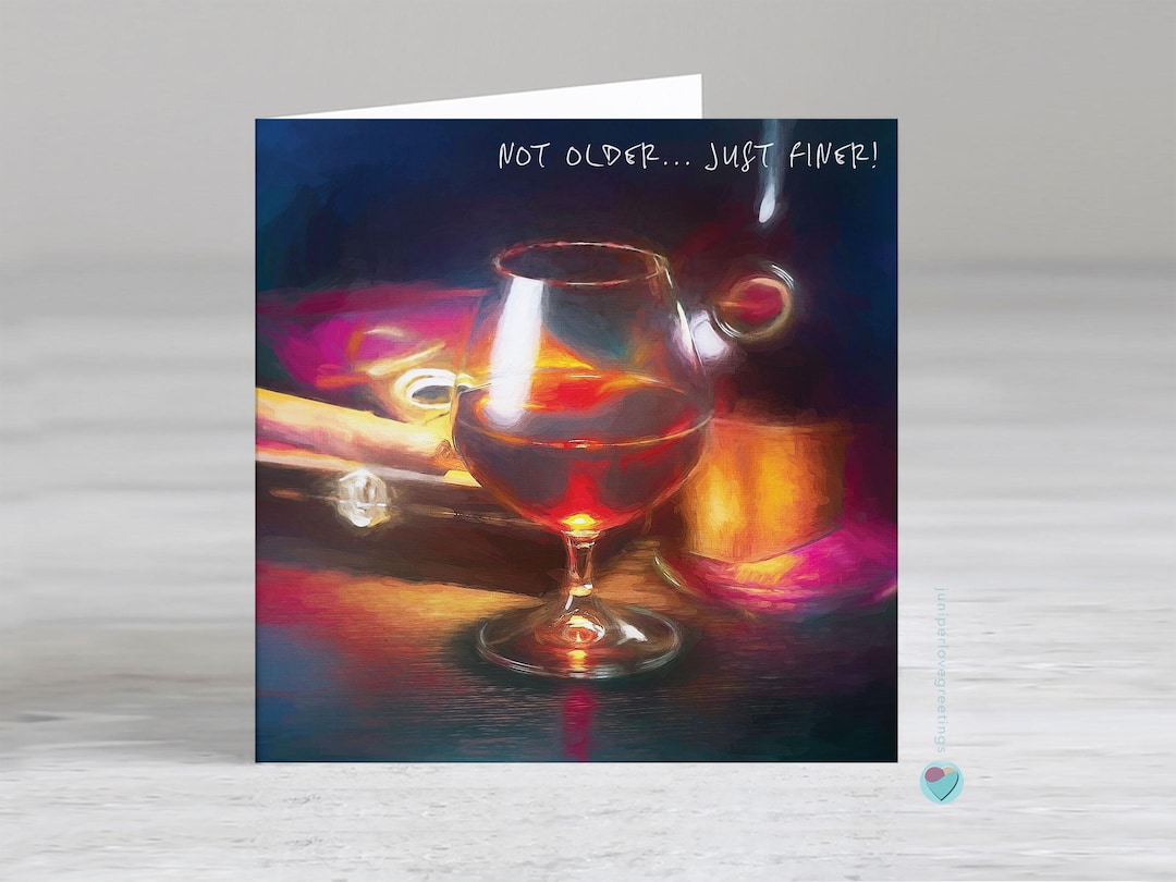 Birthday Card to a Man Adult - Mens Birthday Card - Brandy Lovers Gift ...