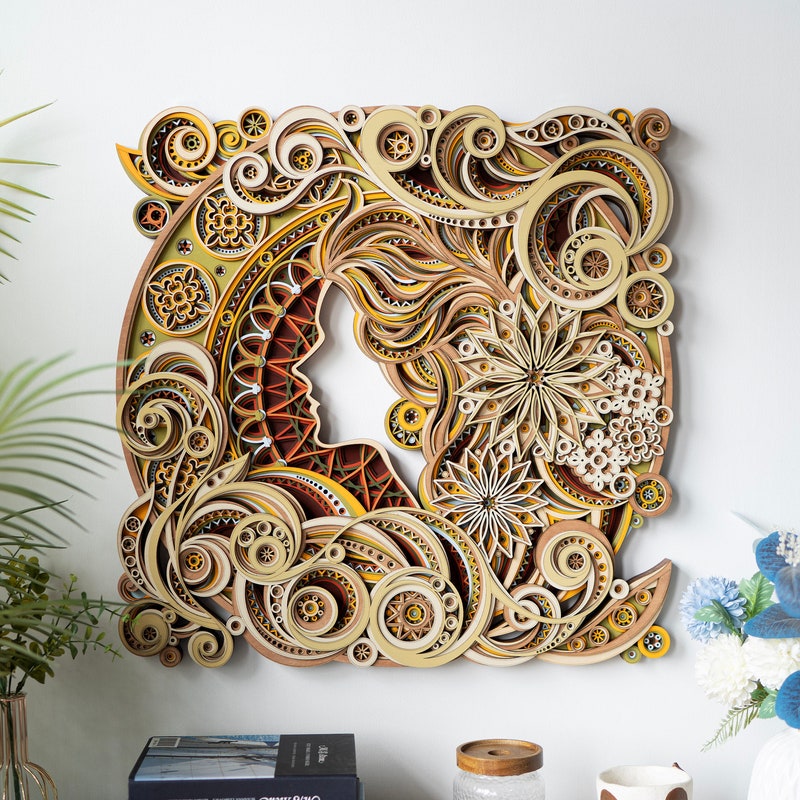 Layered Wood Art - Etsy