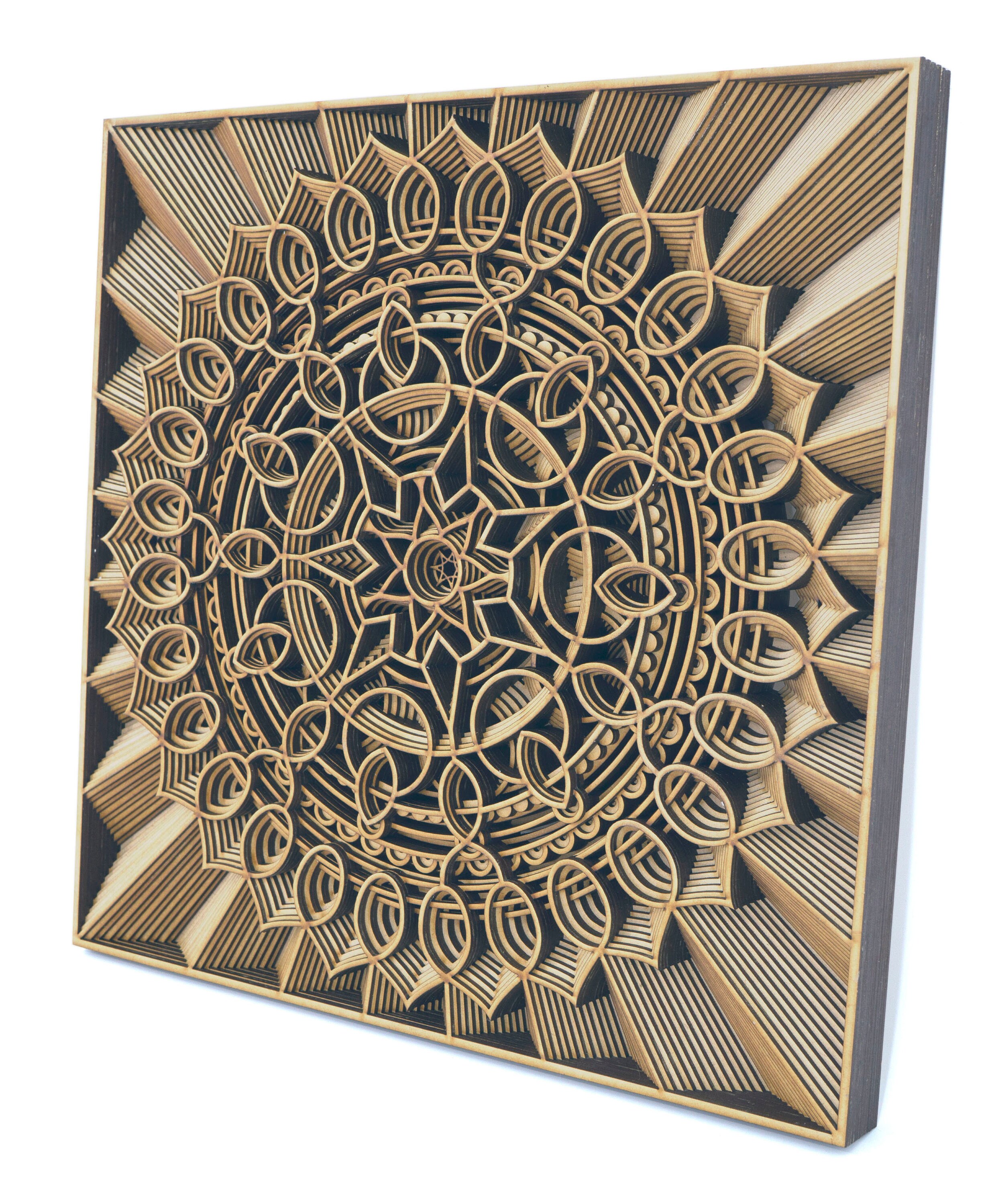 STEREOWOOD Nebula Multi-Layer Wooden Wall Art Stereoscopic 3D | Etsy