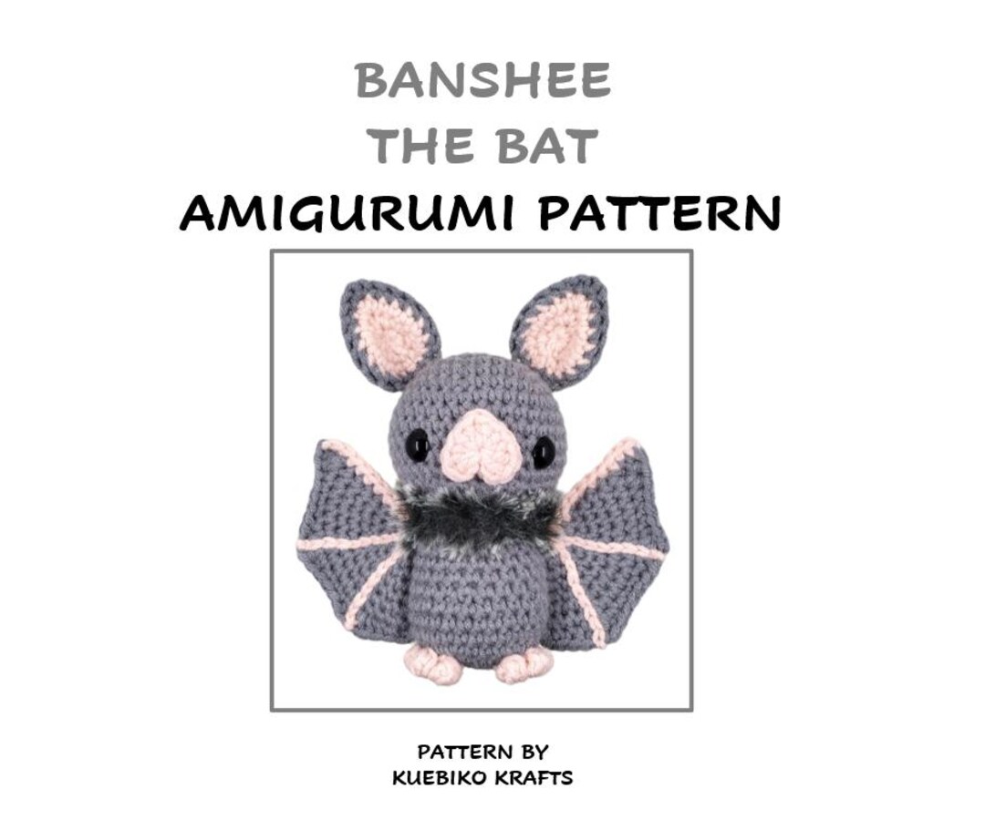 PDF File Banshee the Bat Amigurumi Crochet Pattern - Etsy