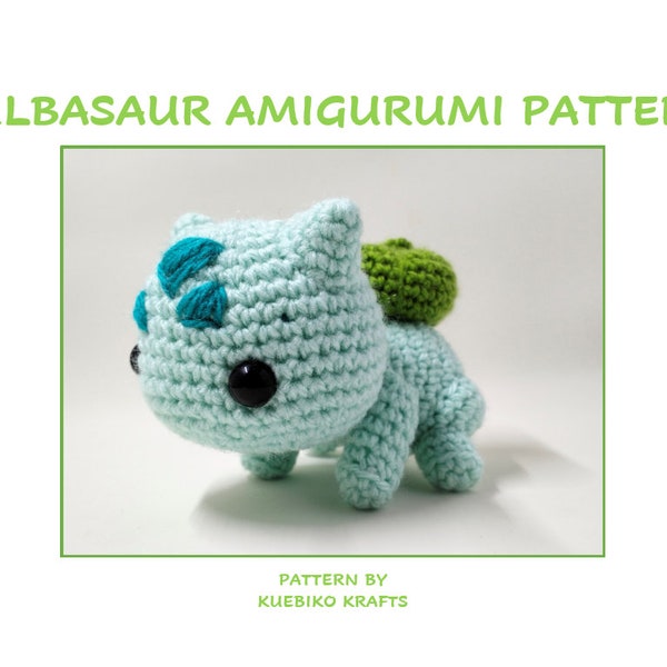 Crochet Bulbasaur Pattern - Etsy