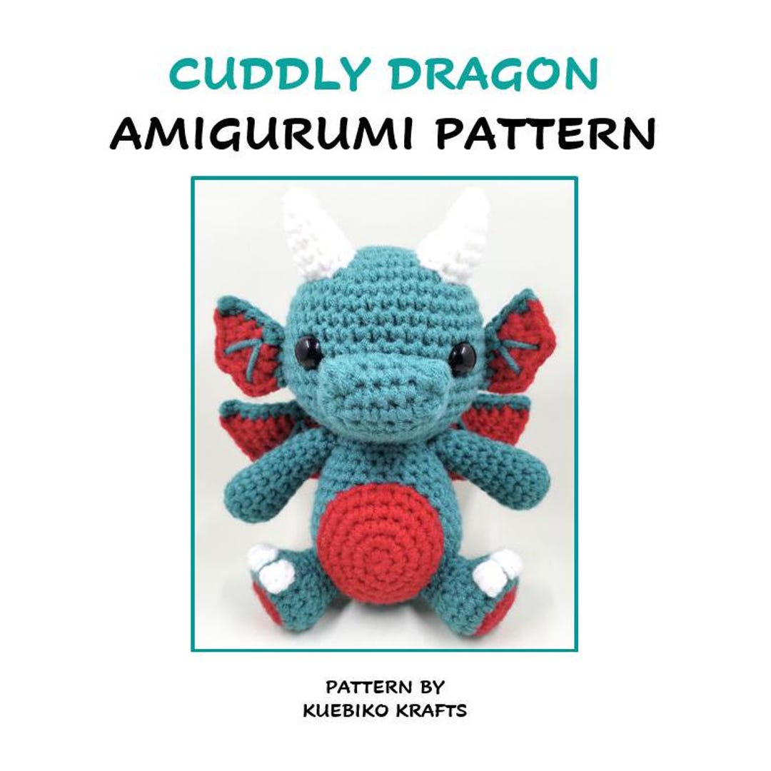 PDF File Cuddly Dragon Amigurumi Crochet Pattern - Etsy