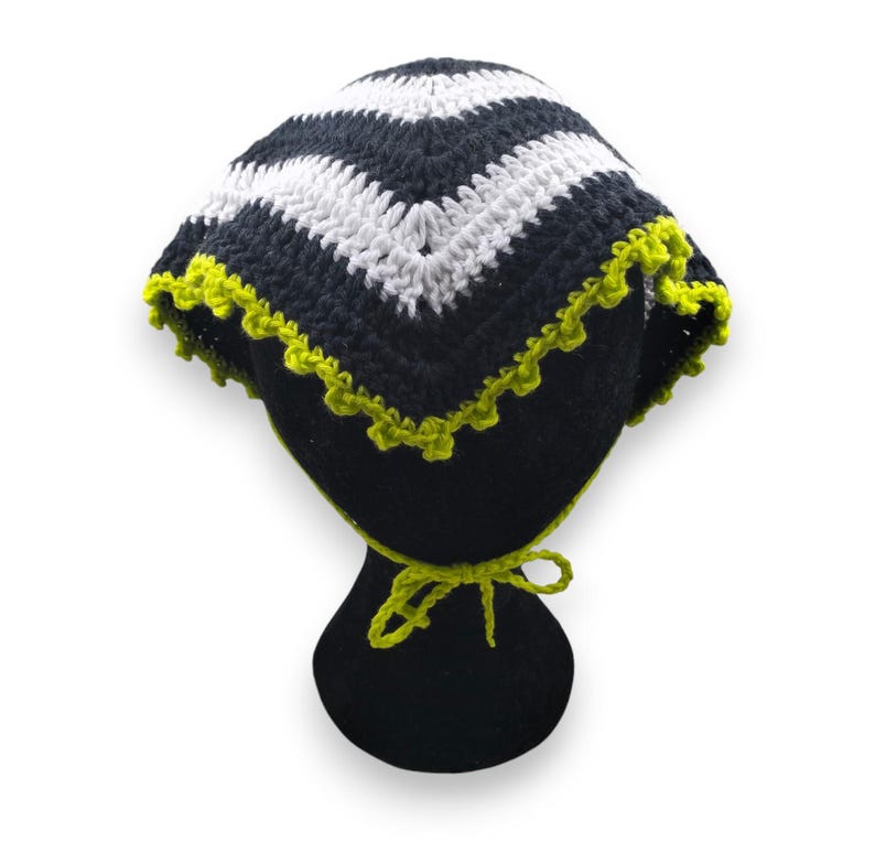READY TO SHIP Crochet Cotton Bio-exorcist Bandana Hair Scarf - Etsy