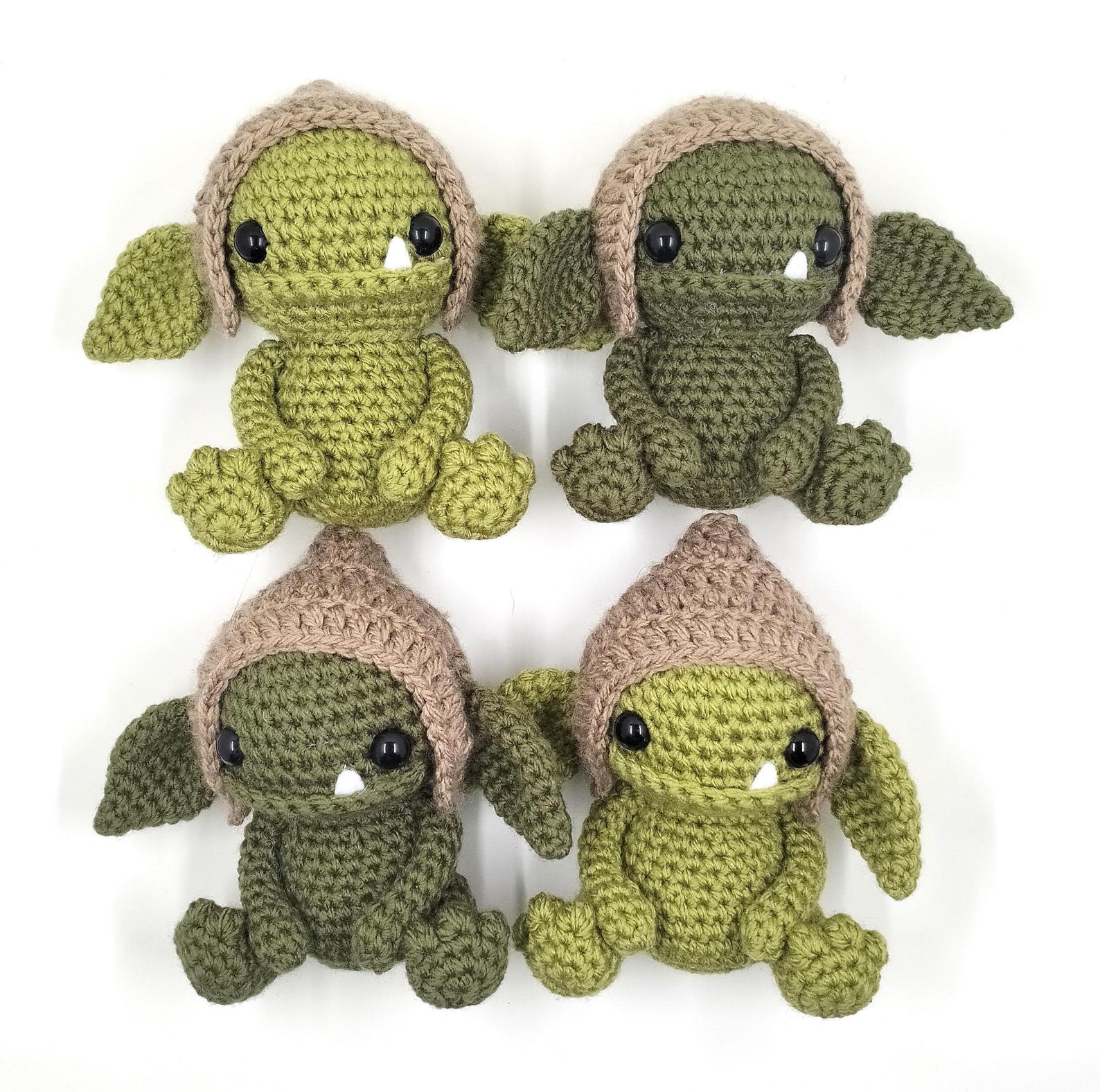 MADE TO ORDER Crochet Snak the Baby Goblin Amigurumi - Etsy