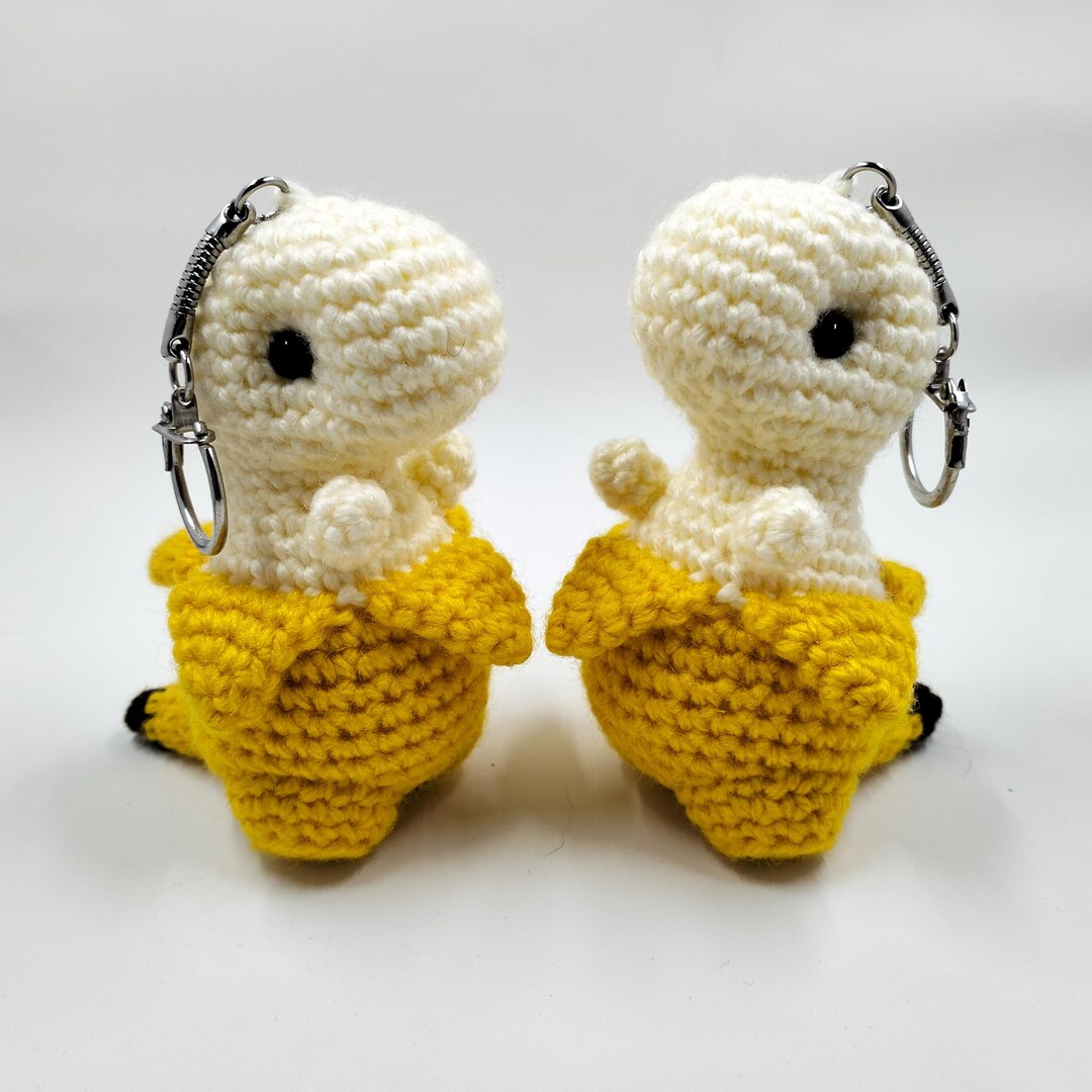 READY TO SHIP Bananasaurus Rex T-rex Dinosaur Crochet Amigurumi ...