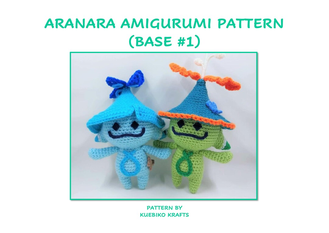 PDF File Aranara Amigurumi Base Crochet Pattern 1 - Etsy
