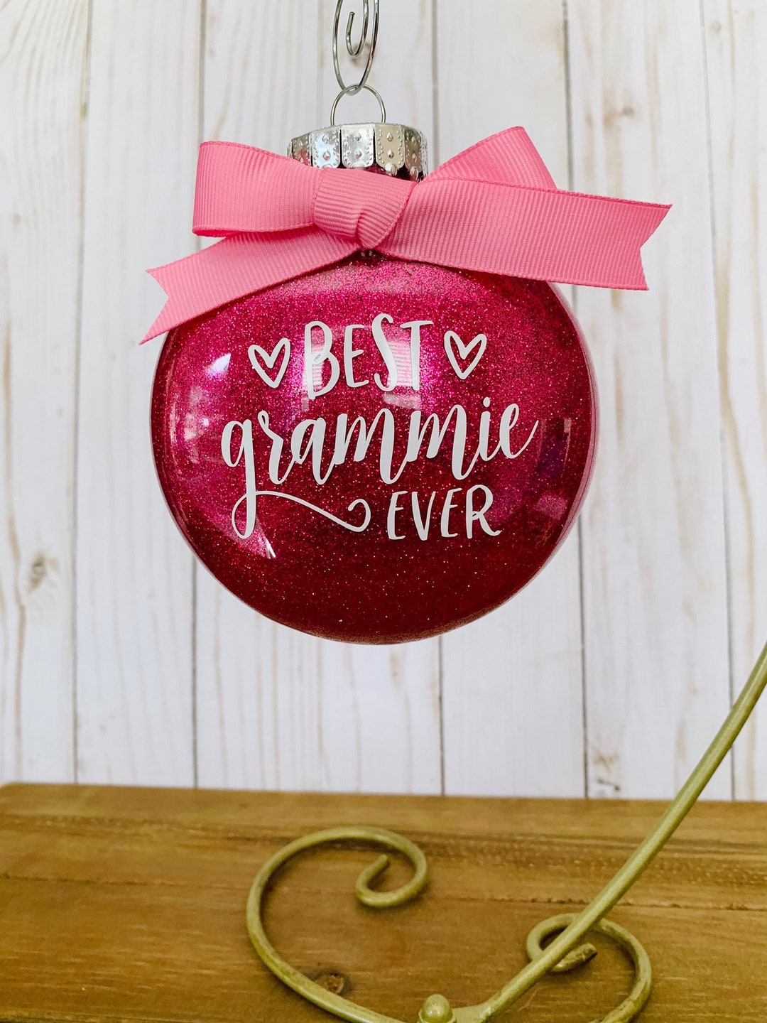 Custom Grammie Grandma Glitter Christmas Ornament / Grandma Gift / Nana ...