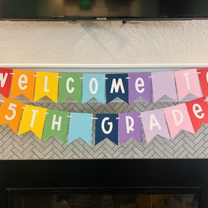 Welcome Classroom Banner / Back to School Banner / Boho Classroom Decor ...