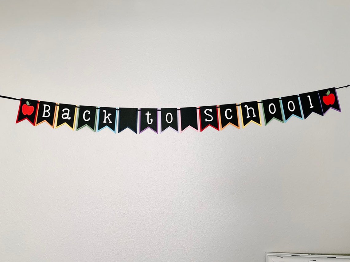 Back to School Banner / Welcome Classroom Banner / Classroom | Etsy