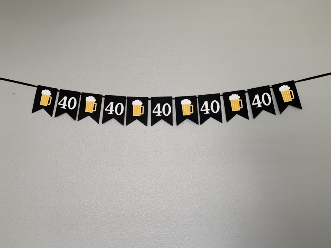 Beer Birthday Banner / Beer Birthday / 30th Birthday Banner / | Etsy