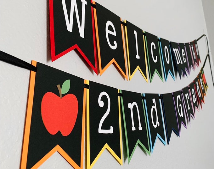 Welcome Classroom Banner / Back to School Banner / Classroom Decor ...