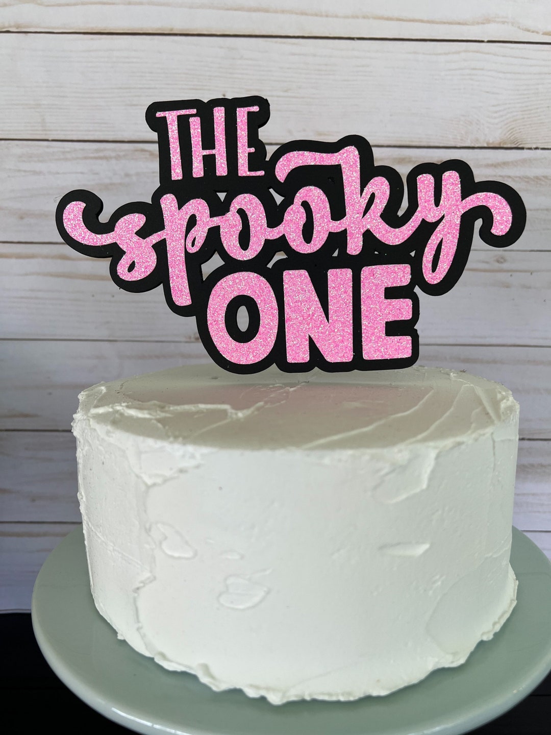 Spooky ONE Cake Topper / Halloween Cake Topper / Halloween - Etsy