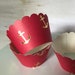 Red Gold Foil Anchor Cupcake Wrapper / Nautical Summer / - Etsy