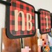 Lumberjack First Birthday Photo Banner /buffalo Plaid Monthly - Etsy
