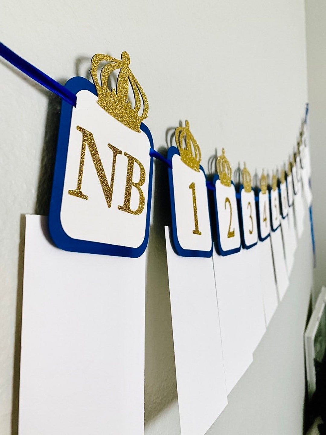 Royal Prince Monthly Photo Banner / Prince First Birthday Boy Pictures ...