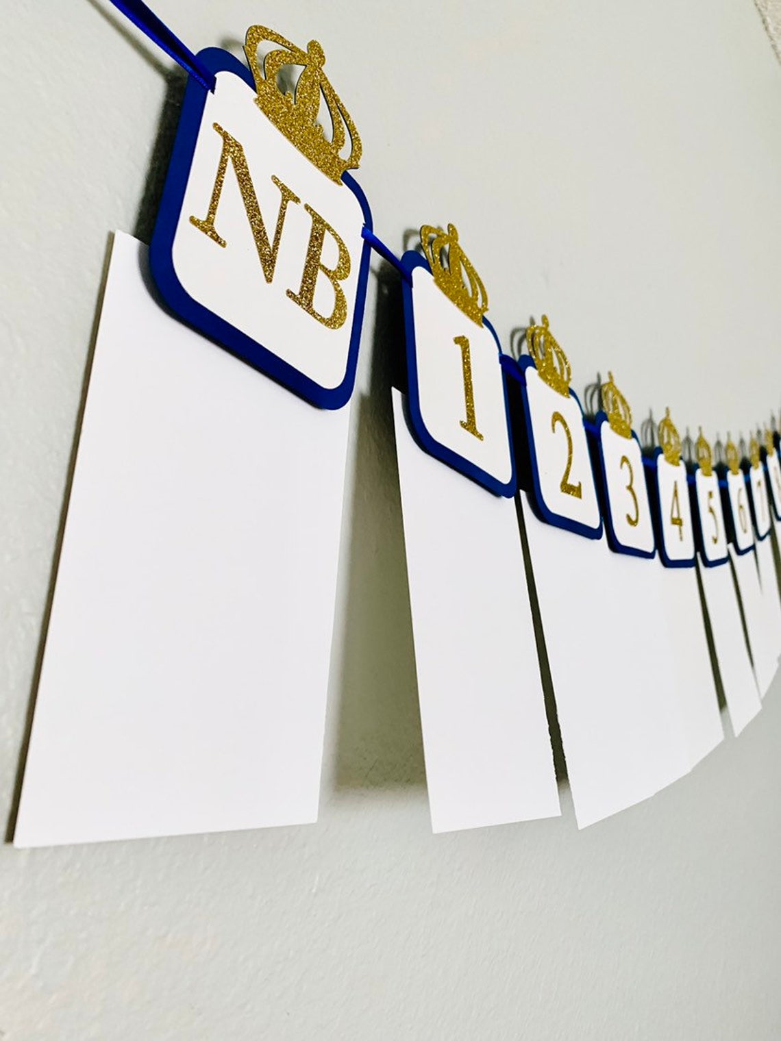 Royal Prince Monthly Photo Banner / Prince First Birthday Boy - Etsy