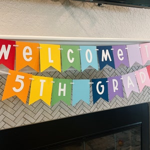 Welcome Classroom Banner / Back to School Banner / Boho Classroom Decor ...