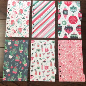 Mermaid Christmas Holiday Planner Dividers / A5 or Personal - Etsy