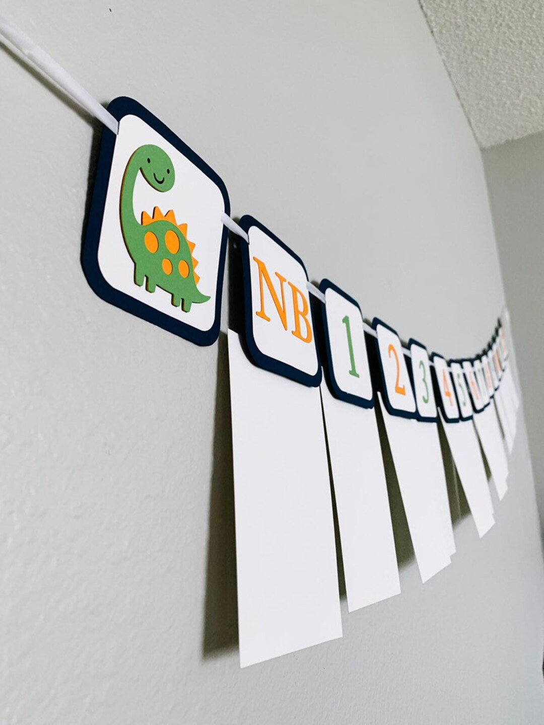 Dinosaur Monthly Photo Banner / Dinosaur First Birthday Pictures ...