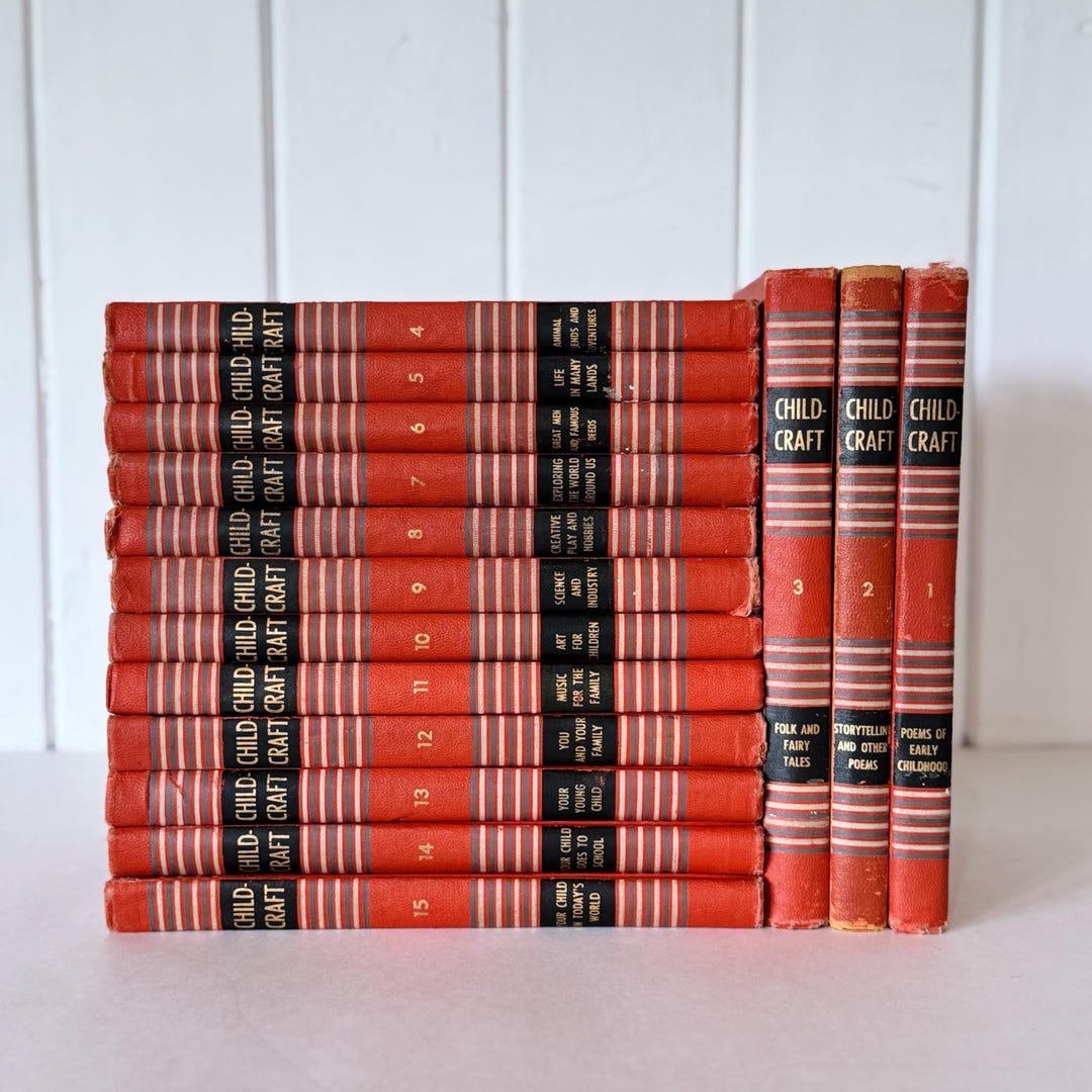 Vintage 1954 Childcraft Set, Complete Childcraft How and Why Library ...