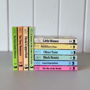 Vintage Children's Books, Illustrated Classic Editions Mini Book Set ...