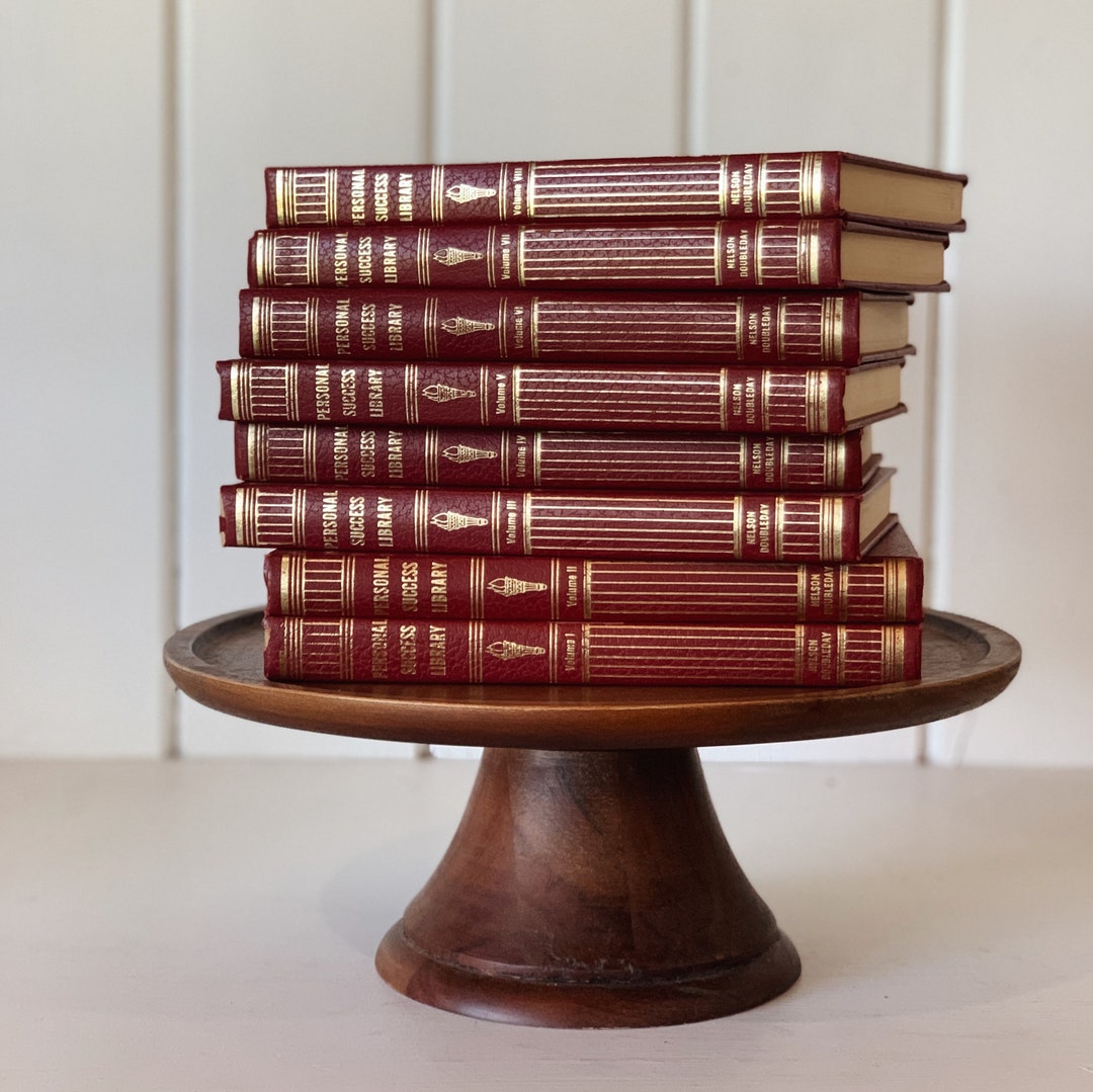Personal Success Library Vintage Red and Gold Book Set 1965 - Etsy