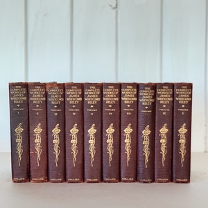 The Complete Works of James Whitcomb Riley, Memorial Edition, 10 Volume ...