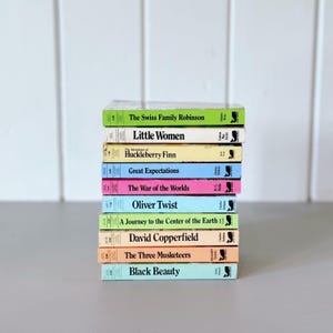 Vintage Children's Books, Illustrated Classic Editions Mini Book Set ...