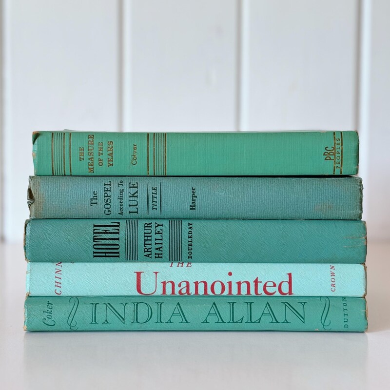 Mint Green Books - Etsy