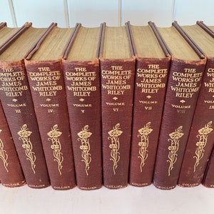 The Complete Works of James Whitcomb Riley, Memorial Edition, 10 Volume ...
