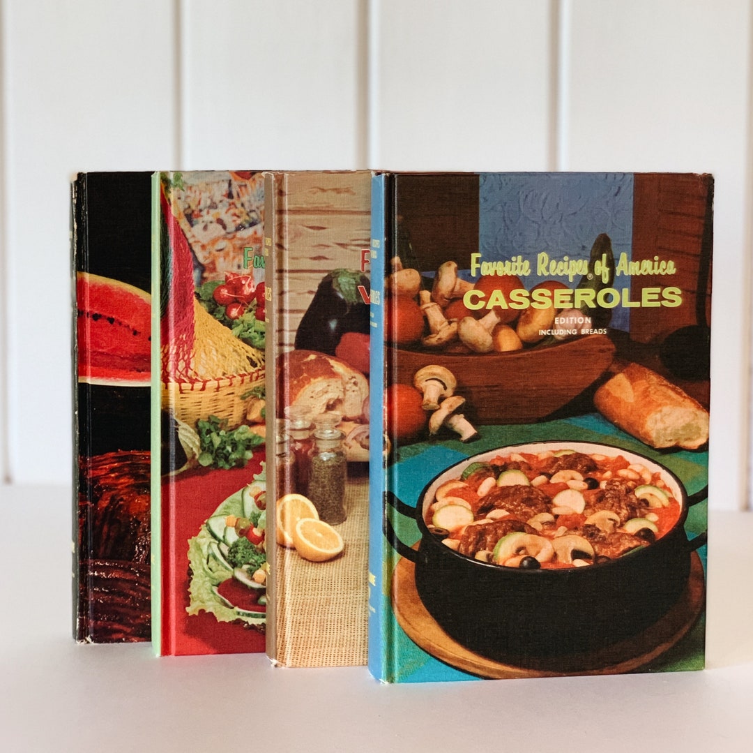 Famous Recipes of America 1966, Vintage Cookbook Set, Retro Kitchen ...