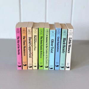 Vintage Children's Books, Illustrated Classic Editions Mini Book Set ...