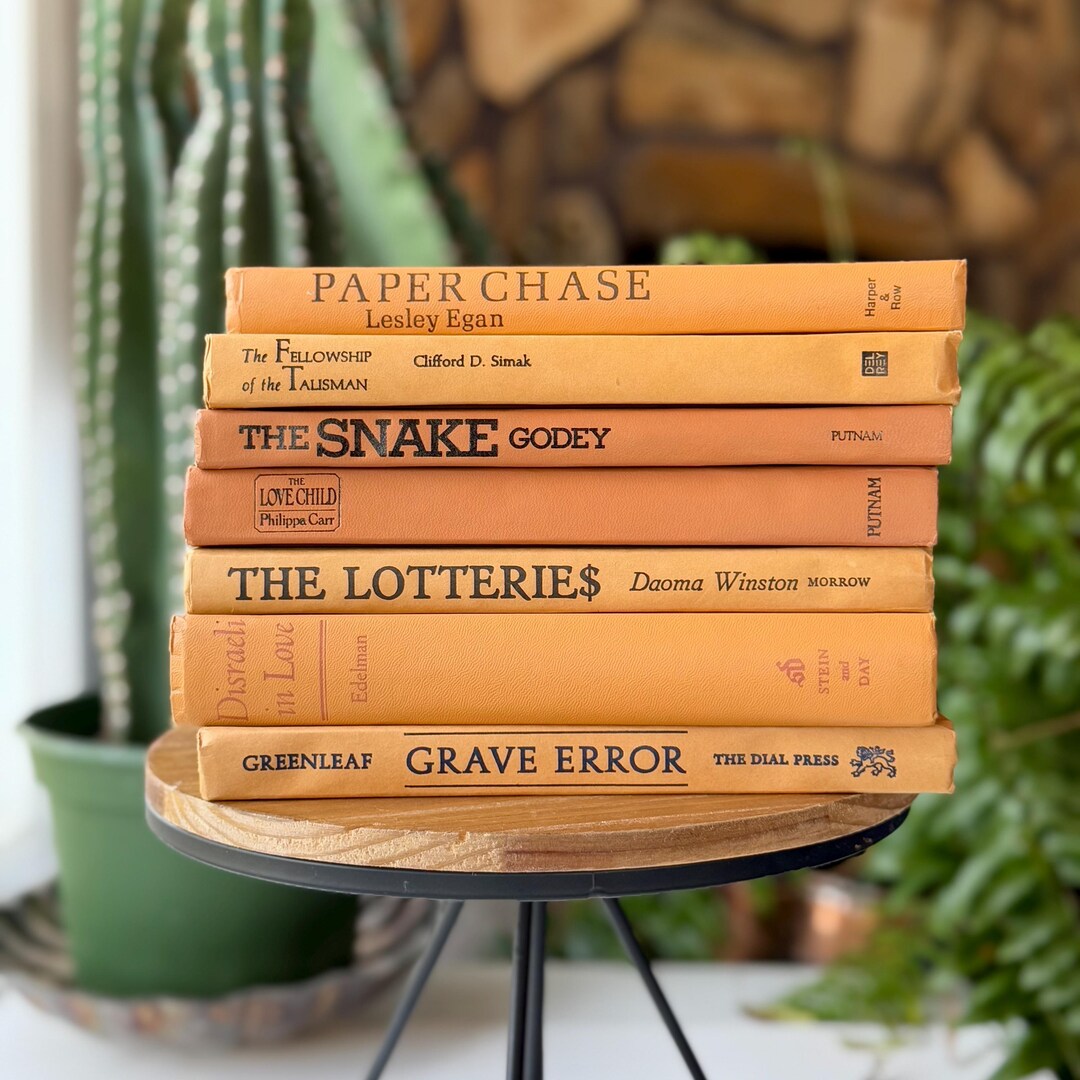 Vintage Copper Decorative Books, 1970s Bookshelf Decor - Etsy