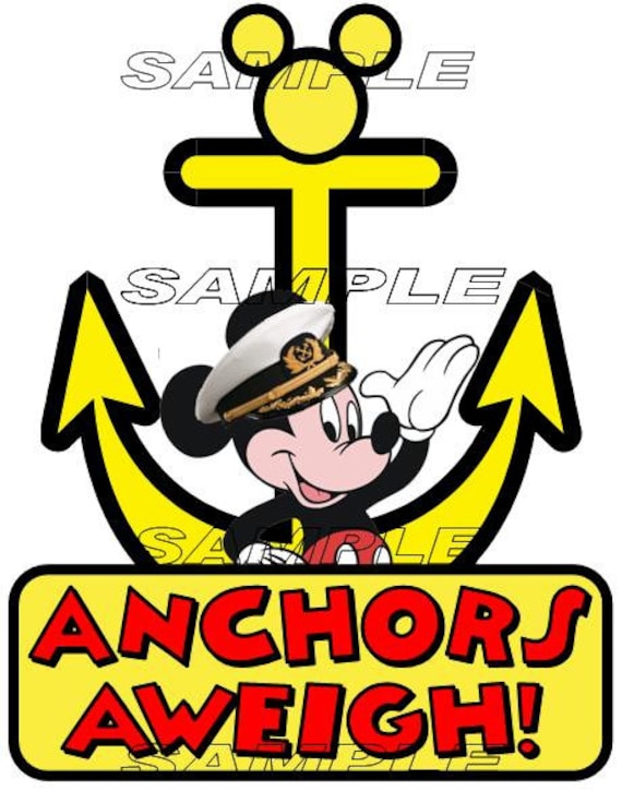 Disney Cruise Anchors Aweigh Away Mickey Mouse Scrapbook | Etsy