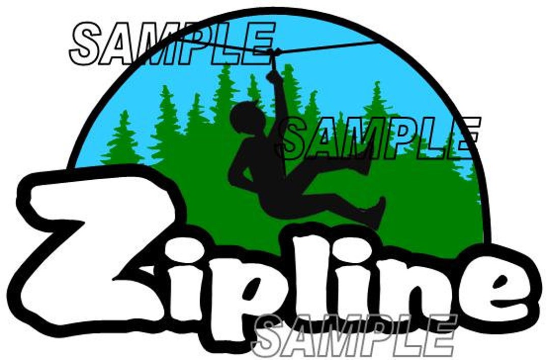 Zipline Ziplining Scrapbook Embellishment Paper Die Cut Piece - Etsy