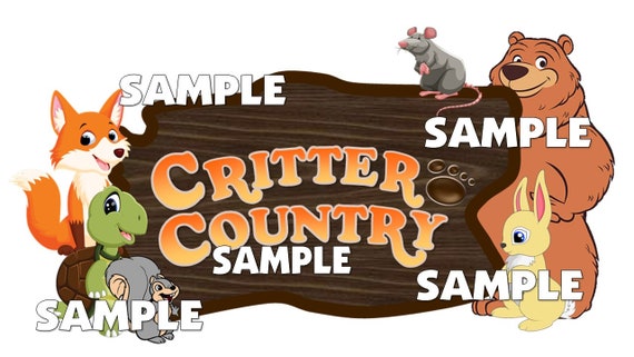 Disneyland Critter Country Sign Scrapbook Embellishment Paper | Etsy
