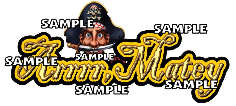 Disney World Disneyland Pirate Titles Arr Matey Walk the Plank ...