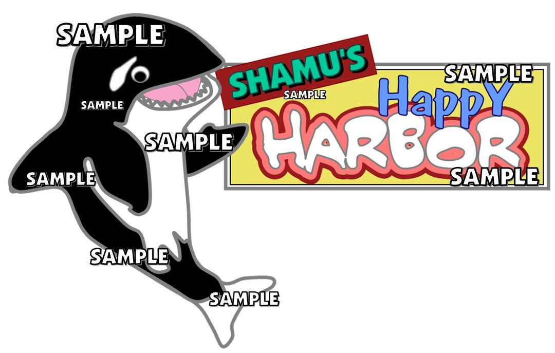 Sea World Shamu's Happy Harbor Scrapbook Embellishment Paper Die Cut ...