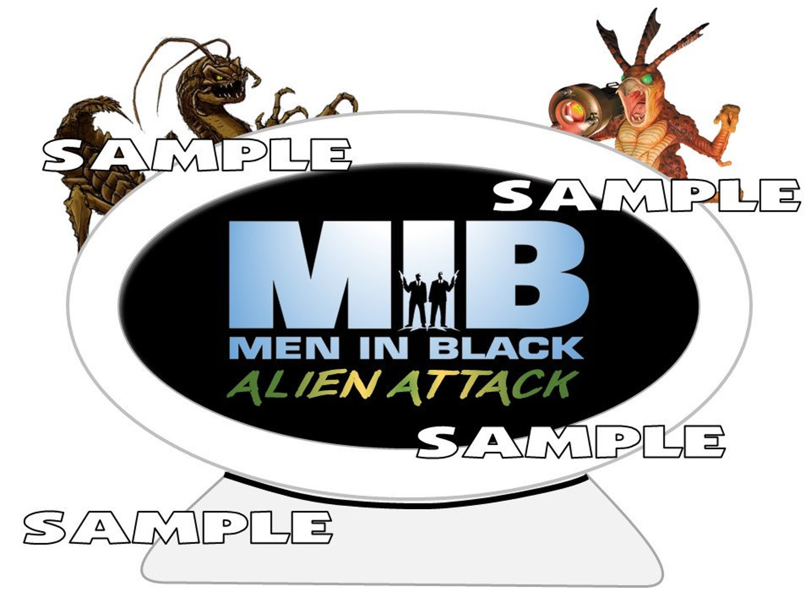 Universal Studios MIB Men in Black Alien Attack Ride Scrapbook ...