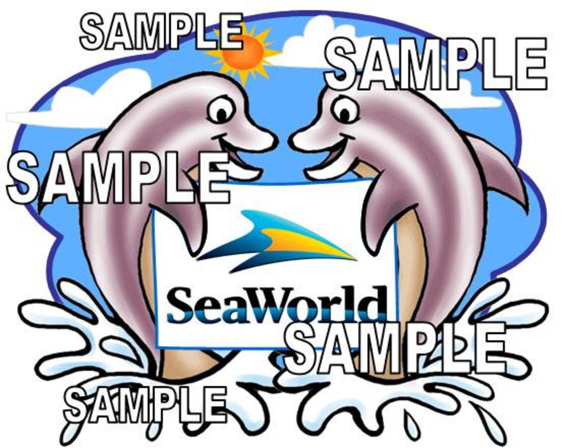 Sea World Seaworld Sign Scrapbook Embellishment Paper Die Cut Piece - Etsy