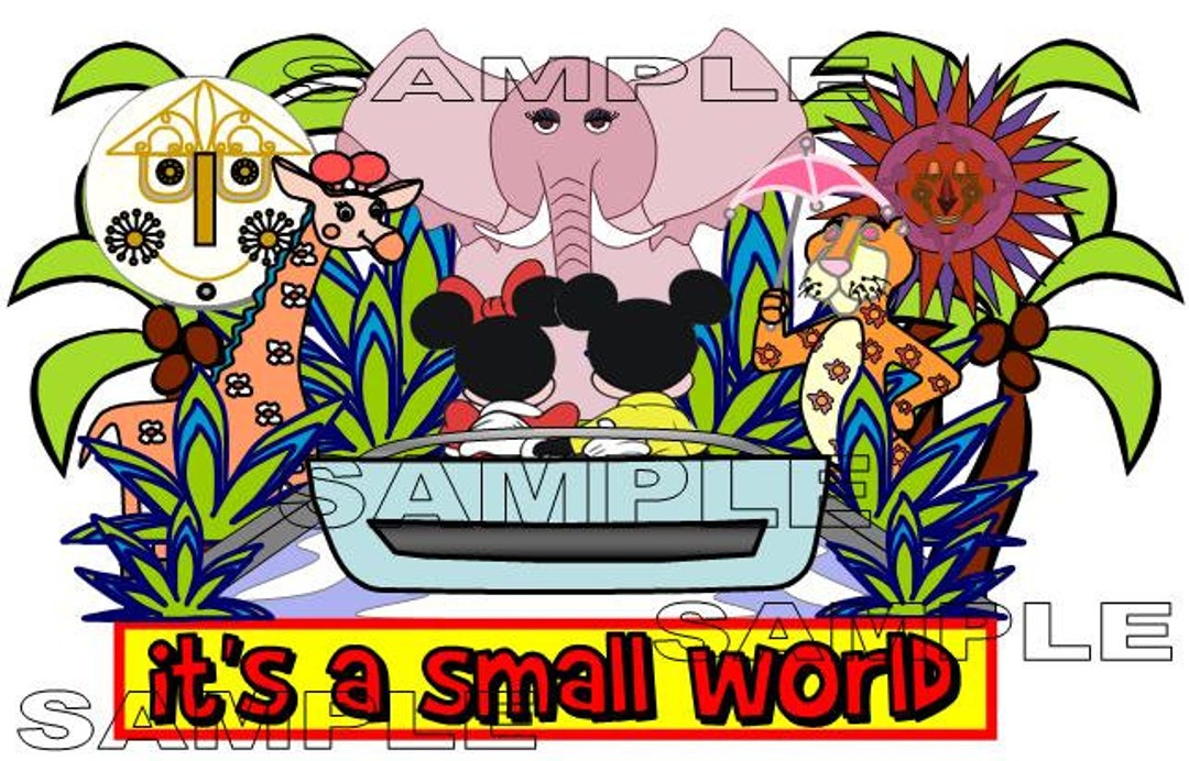 Disney World Magic Kingdom It's A Small World Mickey - Etsy