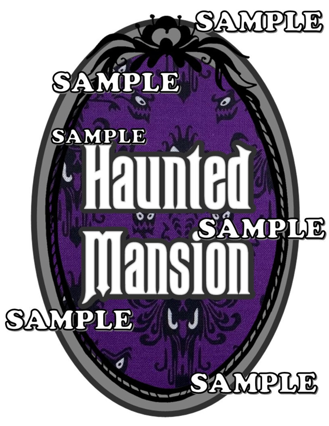Disney World Disneyland Magic Kingdom Haunted Mansion Sign Scrapbook ...