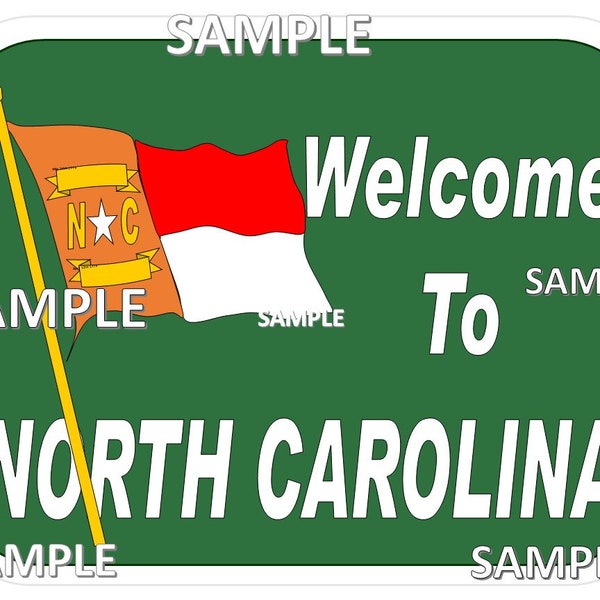 North Carolina Sign - Etsy