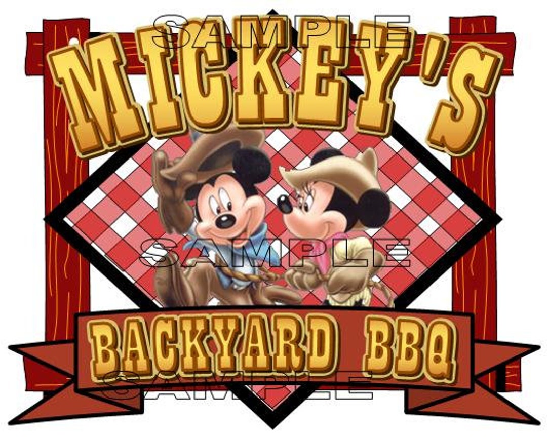 Disney World Fort Wilderness Mickey's Backyard BBQ Scrapbook ...