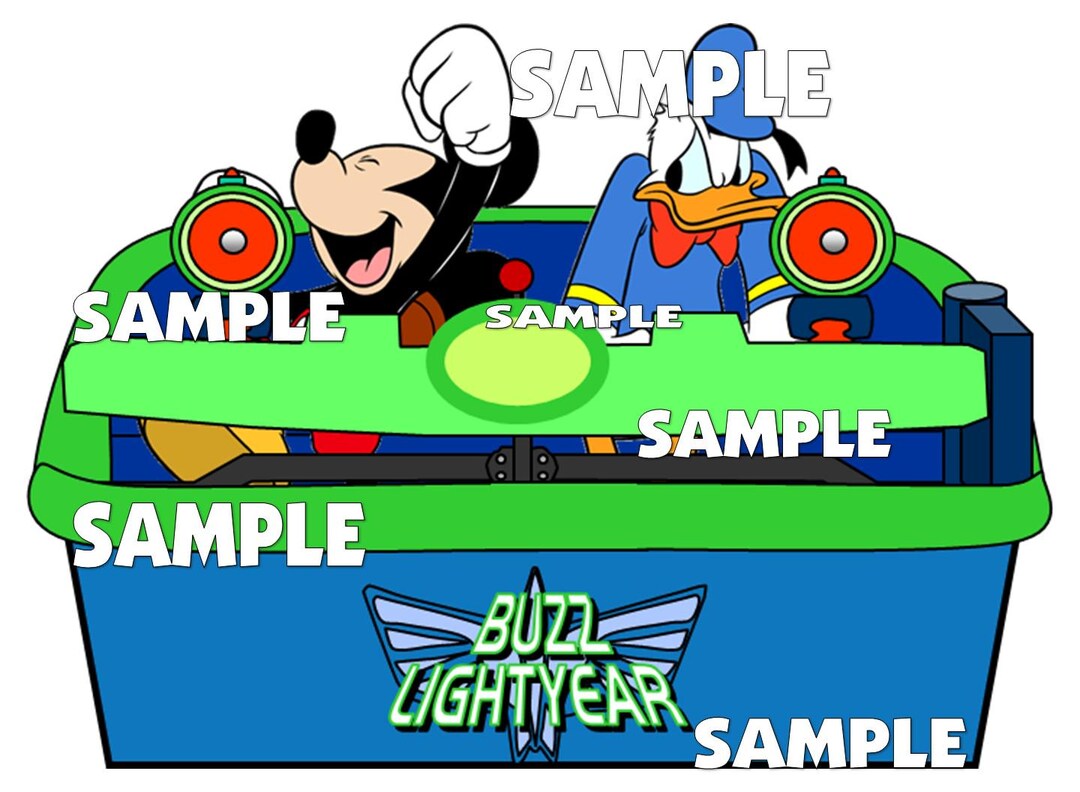 DIGITAL DOWNLOAD Disney World Tomorrowland Buzz Lightyear Space Ranger ...