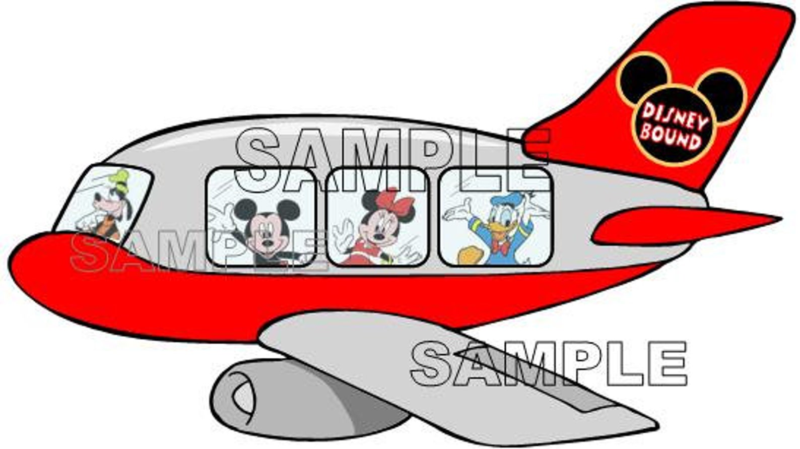Disney World Disneyland Airplane Plane Disney Bound Scrapbook ...